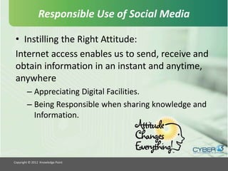 responsible-use-of-social-media week 3.pptx | Debated Sensitive Social ...