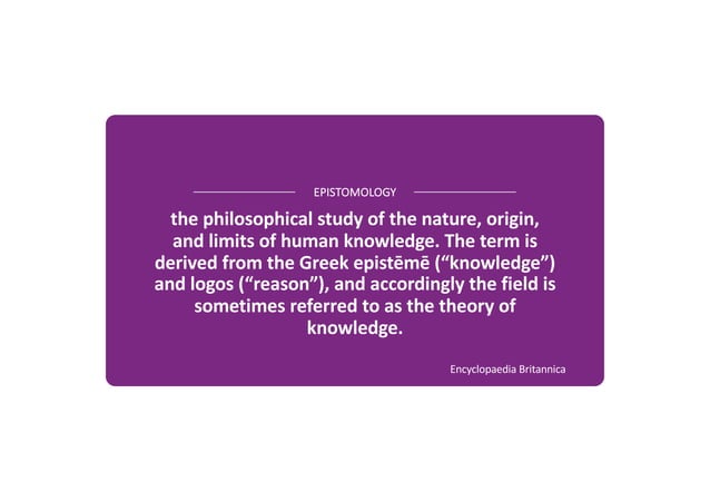 Responsible AI: the epistemology of using machine learning as a ...