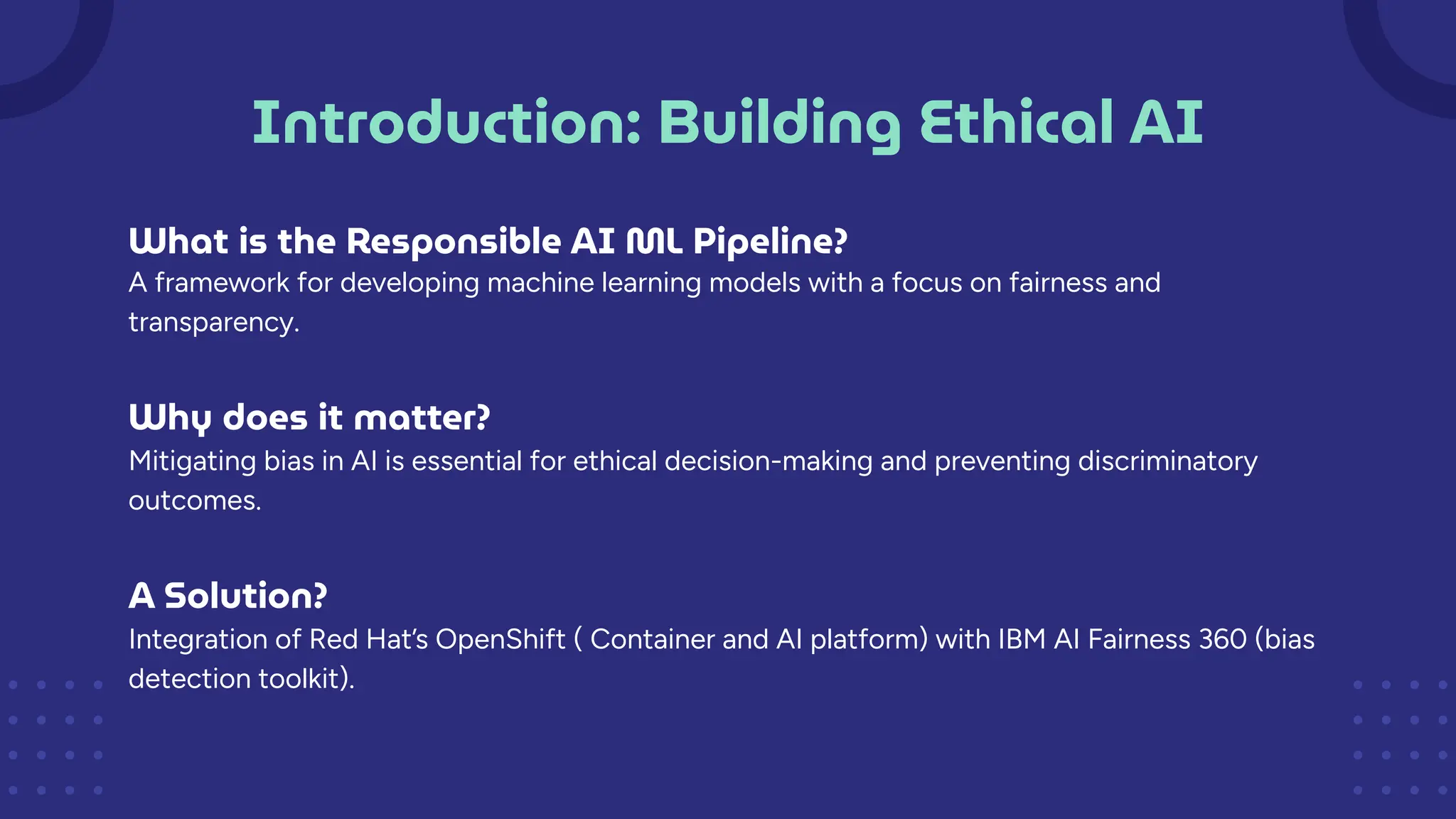 Responsible AI ML Pipeline_ Integrating OpenShift and IBM AI Fairness 360.pdf