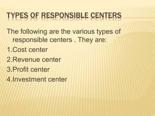 Responsible centre.ppt