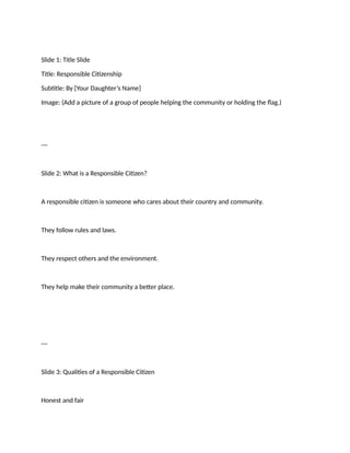 Citizenship? Citizenship refers to being a member of a community and in ...