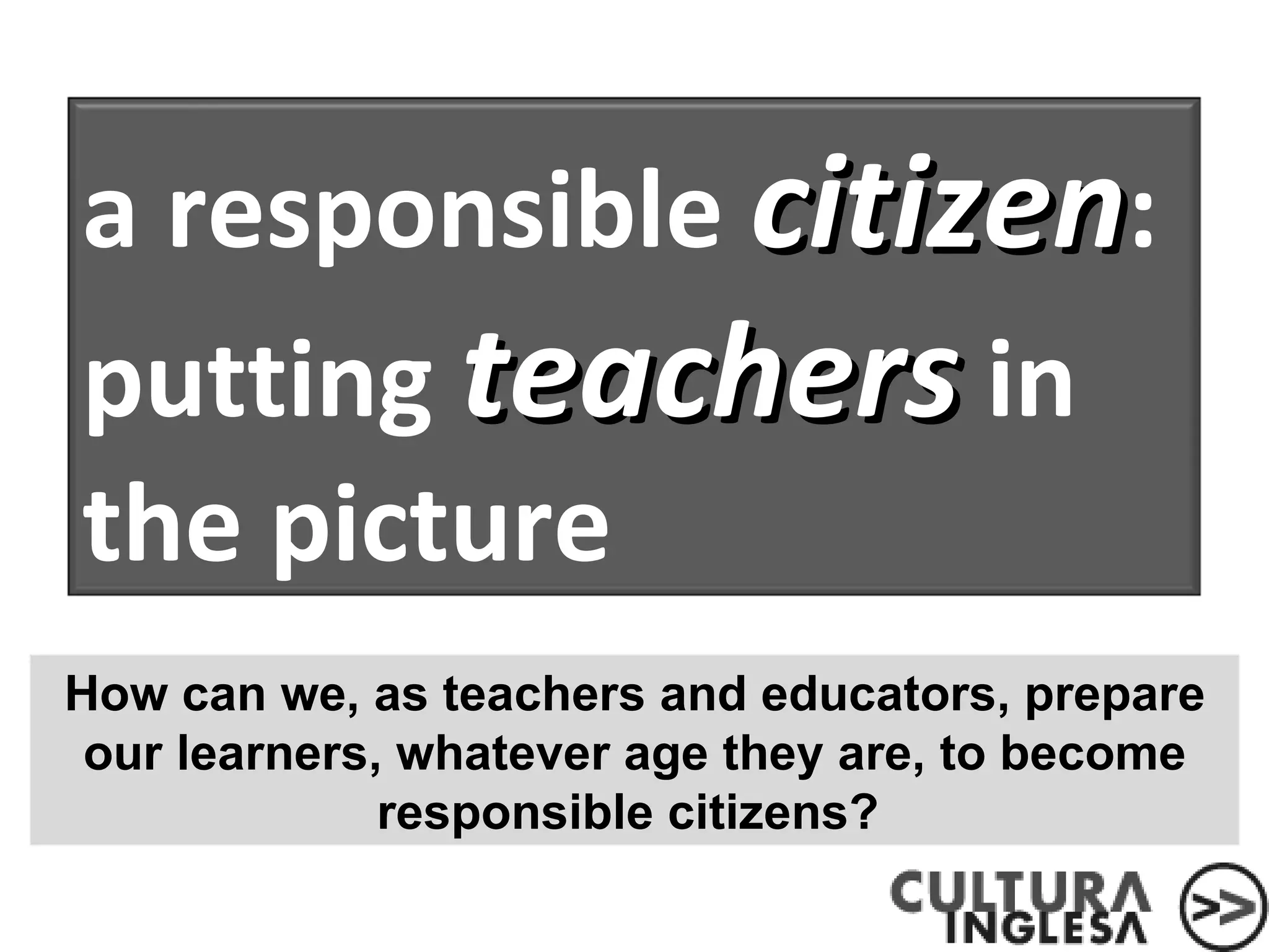 Responsible Citizen Slideshare | PPT