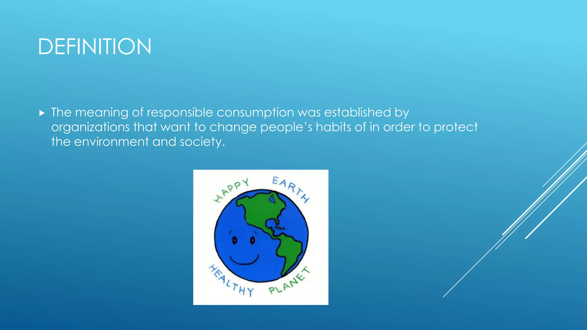Responsible consumption | PPTX