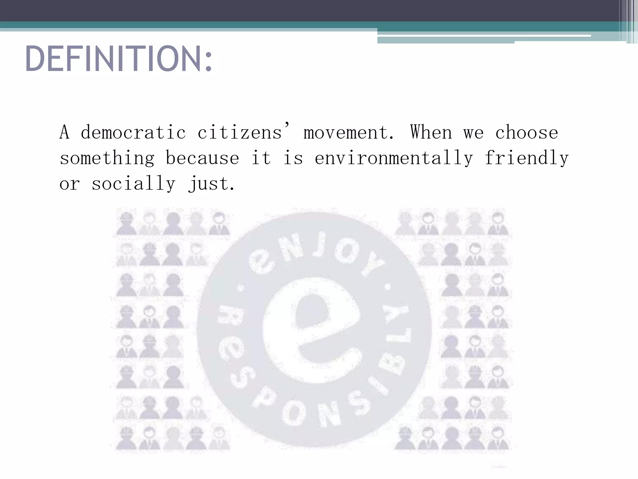 Responsible consumption | PPT