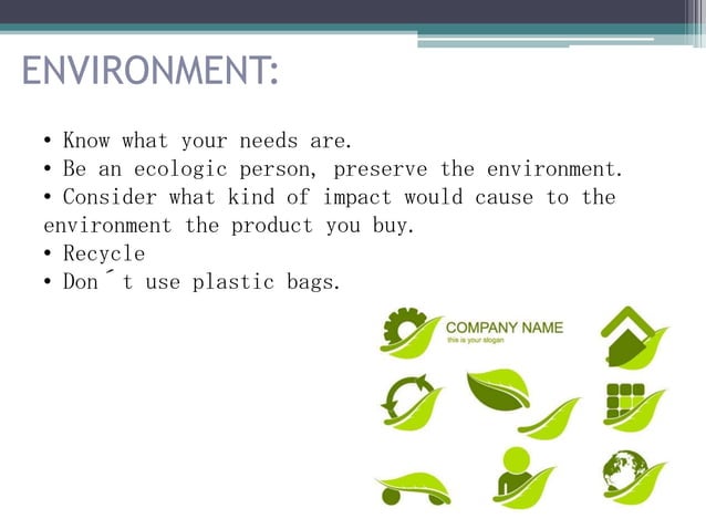 Responsible consumption | PPT