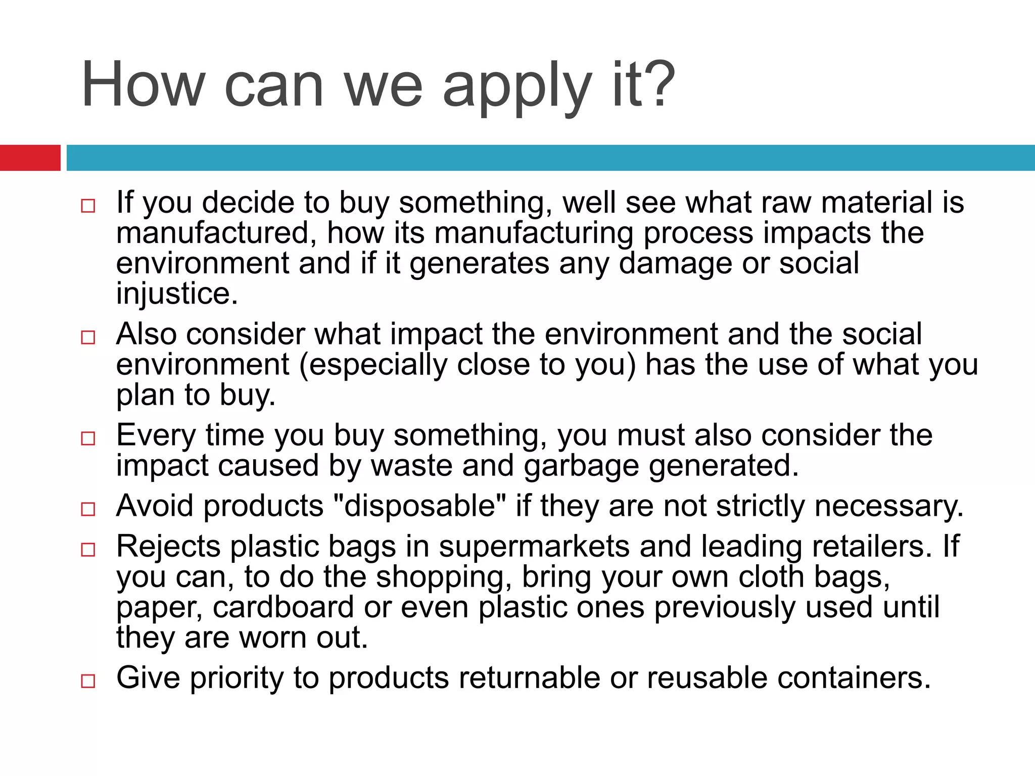 Responsible Consumption | PPT