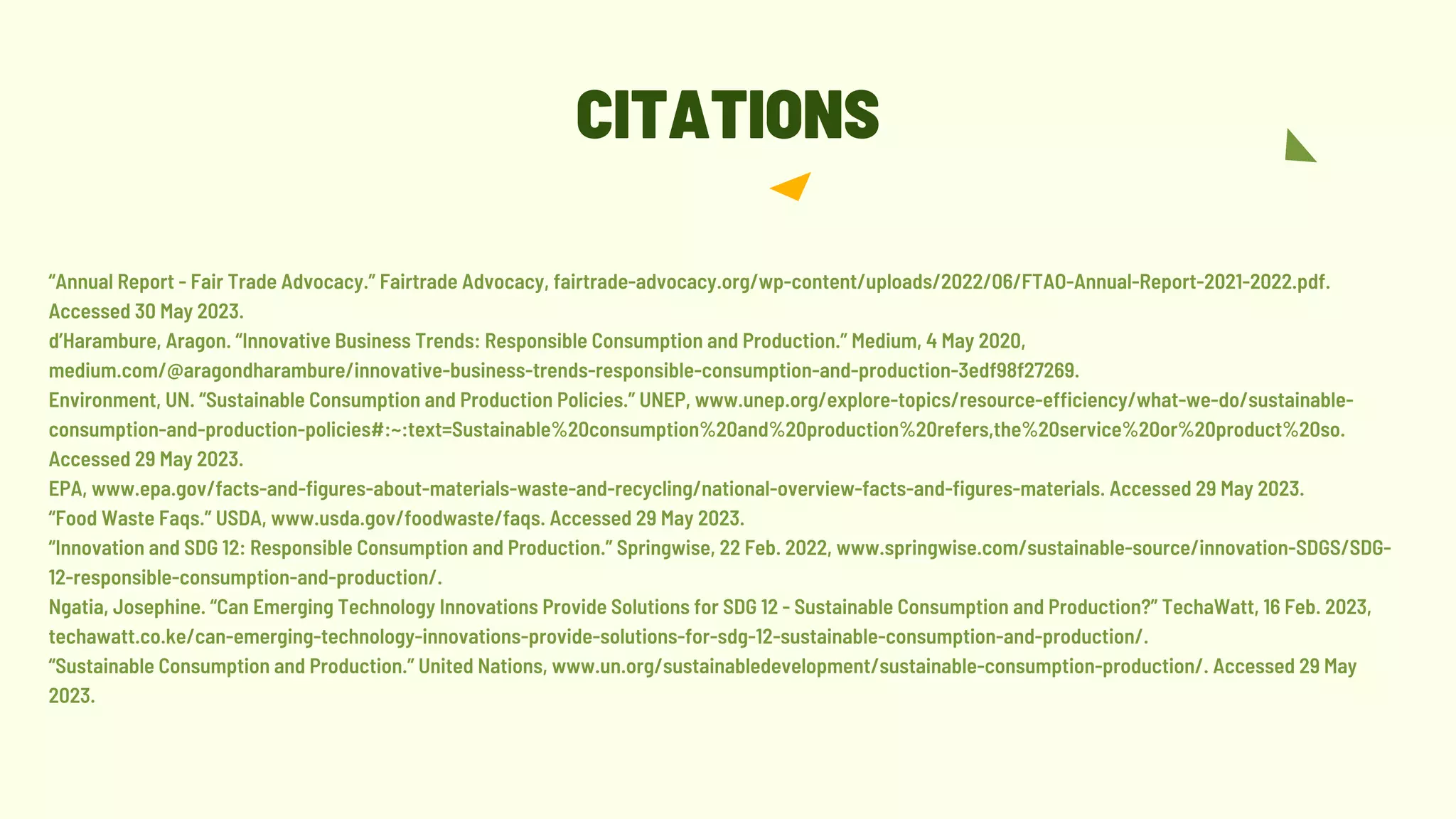 Responsible Consumption & Production: UNSDG #12 | PDF