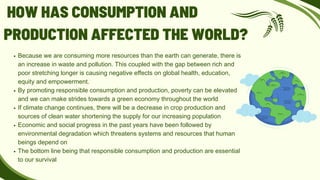 Responsible Consumption & Production: UNSDG #12 | PDF