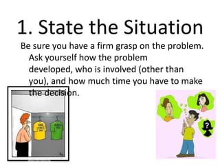 Responsible decision making steps | PPTX