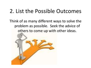 Responsible decision making steps | PPTX