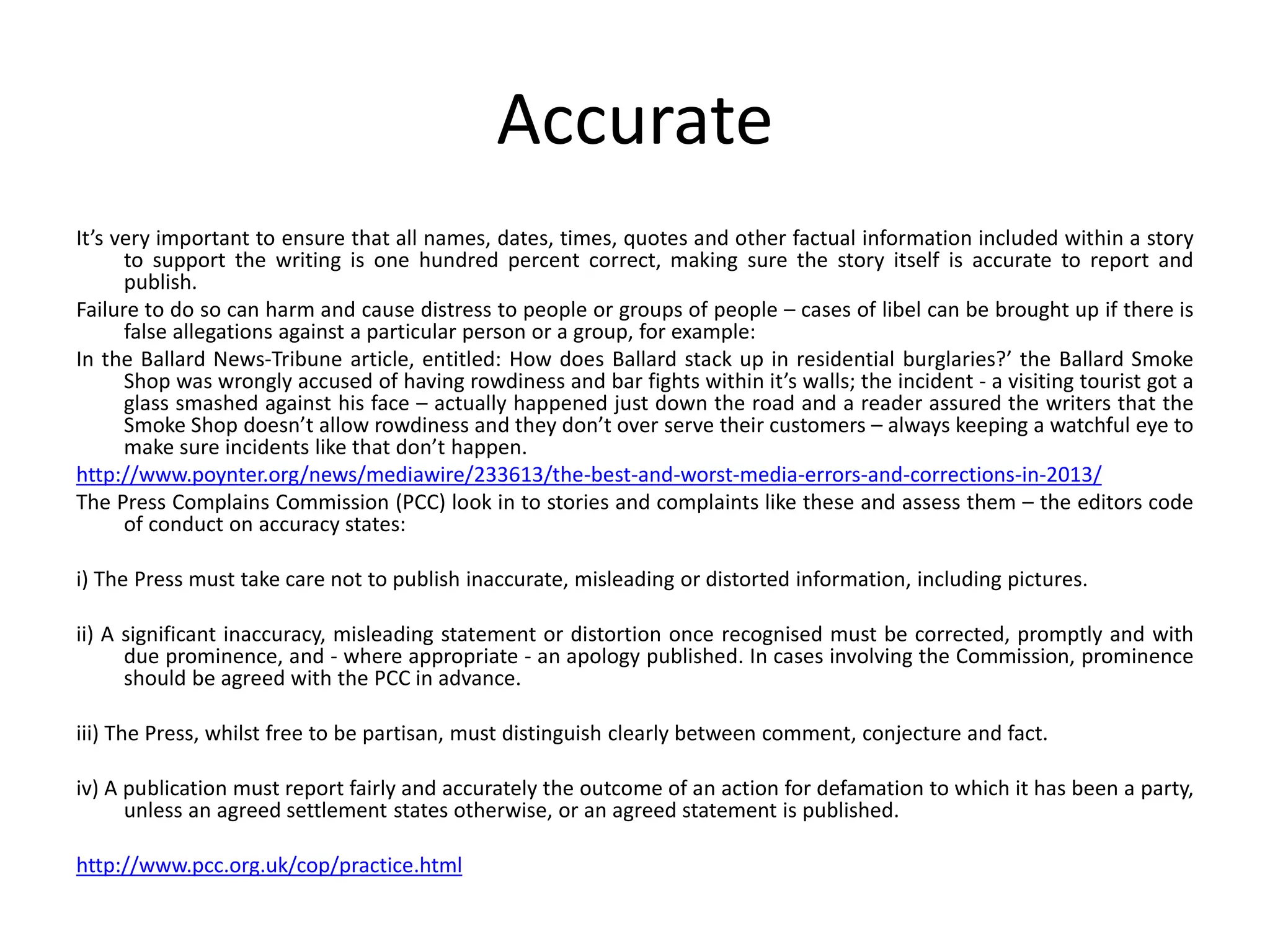 Responsible Journalism | PPT