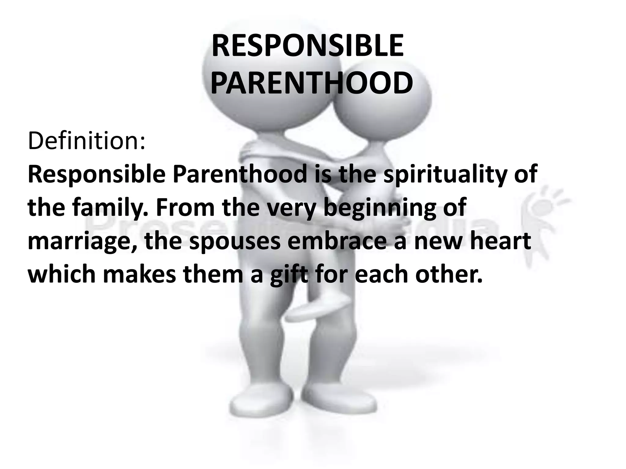 Responsible parenthood | PPTX
