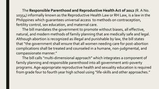 Responsible parenthood | PPTX