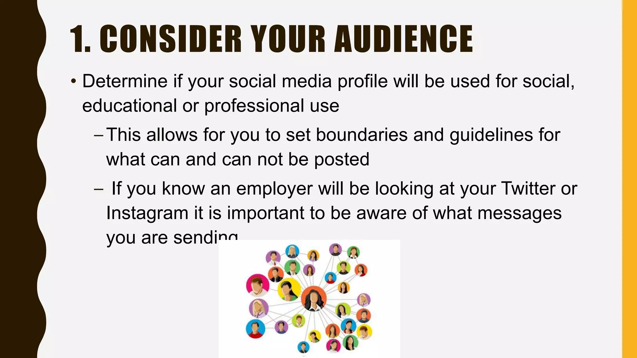 Responsible social media usage | PPTX