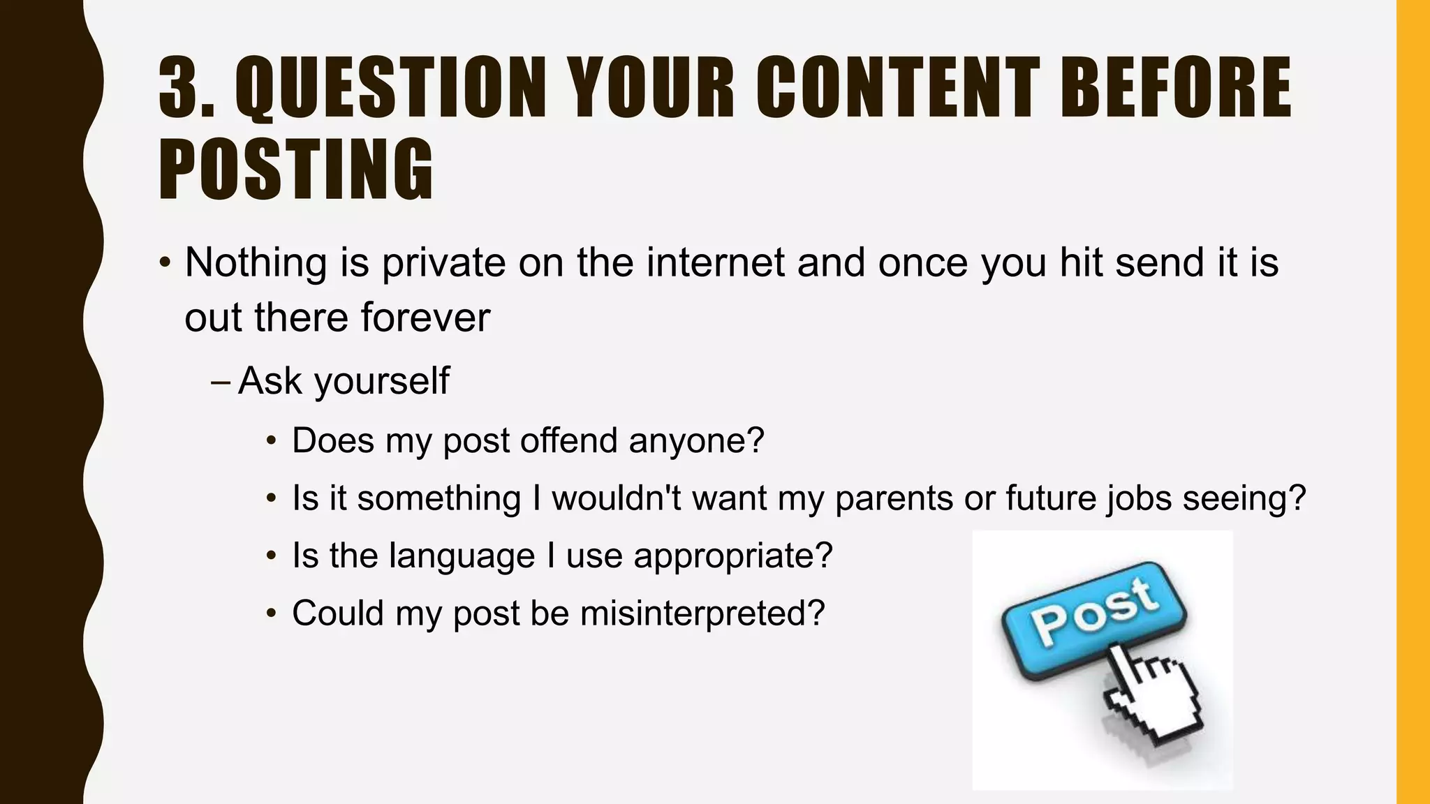 Responsible social media usage | PPTX