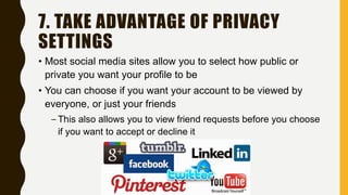 Responsible social media usage | PPTX