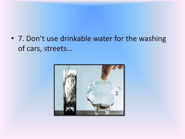 Responsible use of water | PPT