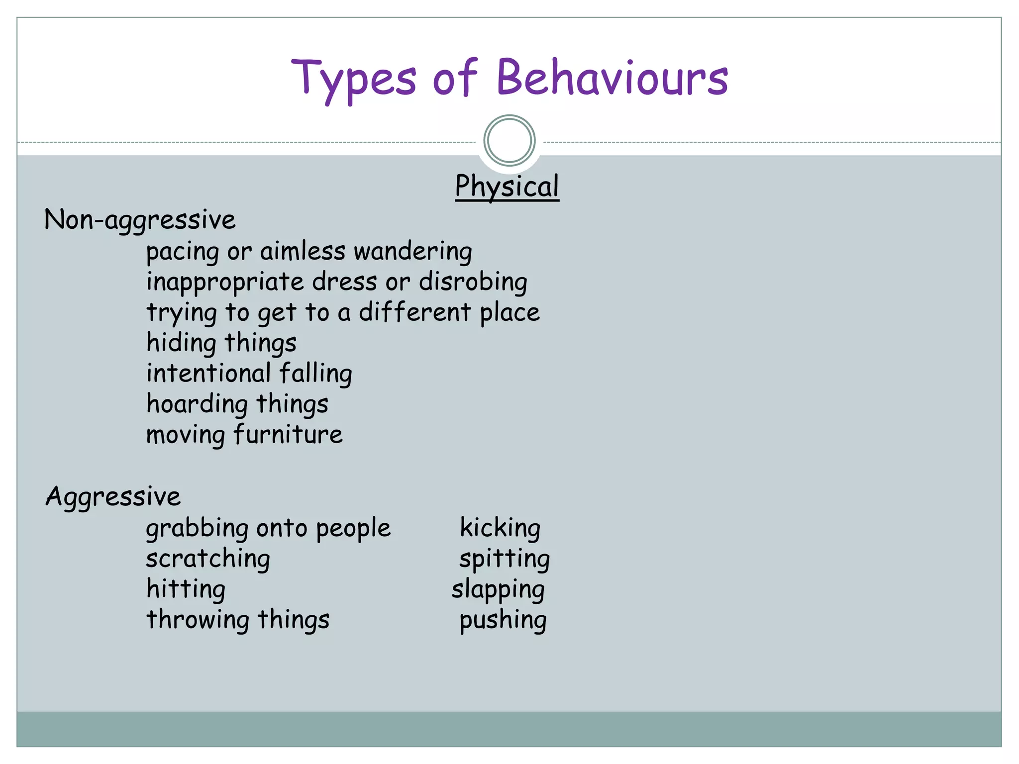 Responsive Behaviours OER | PPTX