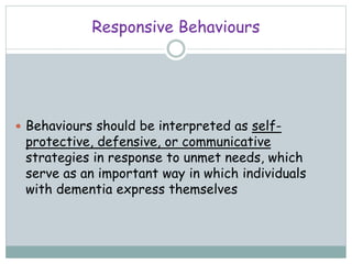 Responsive Behaviours OER | PPTX