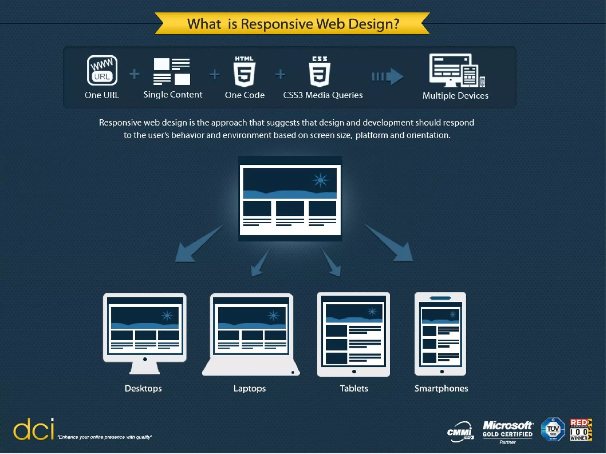 Responsive Web Design Infographic | PPT