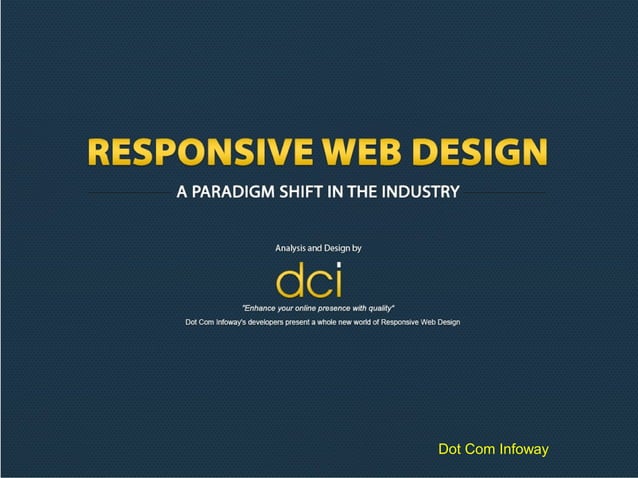 Responsive Web Design Infographic | PPT