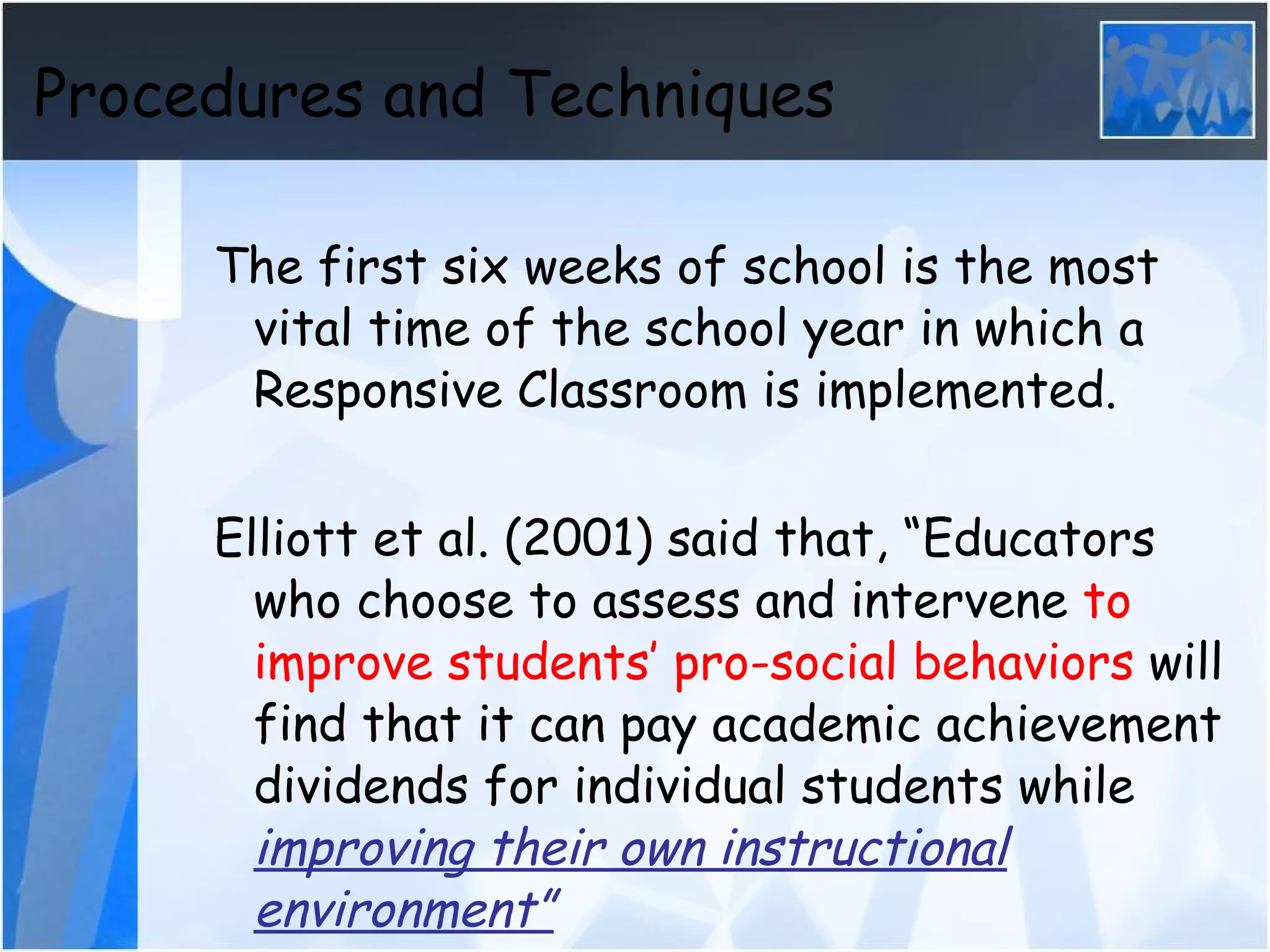 Responsive Classroom | PPT
