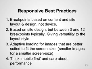 Intro to Responsive Web Design | PPT