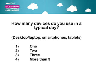 Kineo Responsive Elearning | PPTX