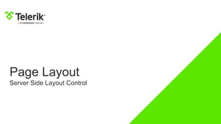 Server Side Responsive Layouts for ASP.NET WebForms using Telerik UI for ASP.NET AJAX | PPTX ...