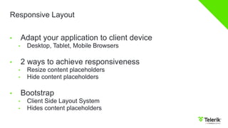 Server Side Responsive Layouts for ASP.NET WebForms using Telerik UI for ASP.NET AJAX | PPTX ...