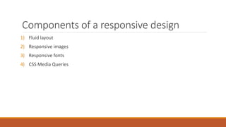 Responsive web design | PPT