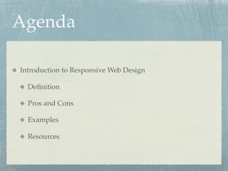 Introduction to Responsive Web Design | PPT
