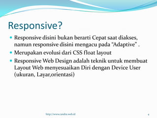 Responsive web design | PPTX