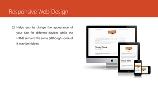 Responsive web design | PPT