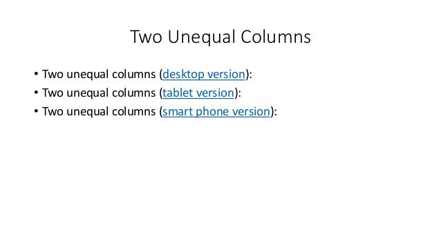 Responsive web design | PPT