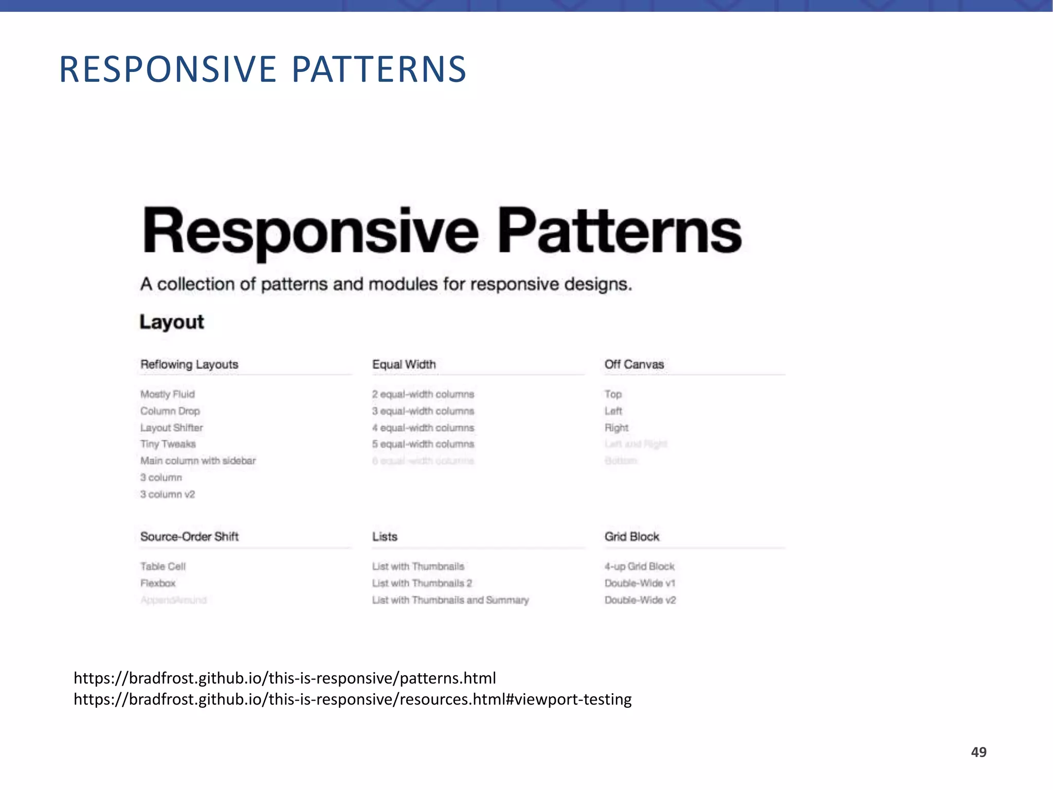 Responsive Web Design for Universal Access: 2019 | PPT
