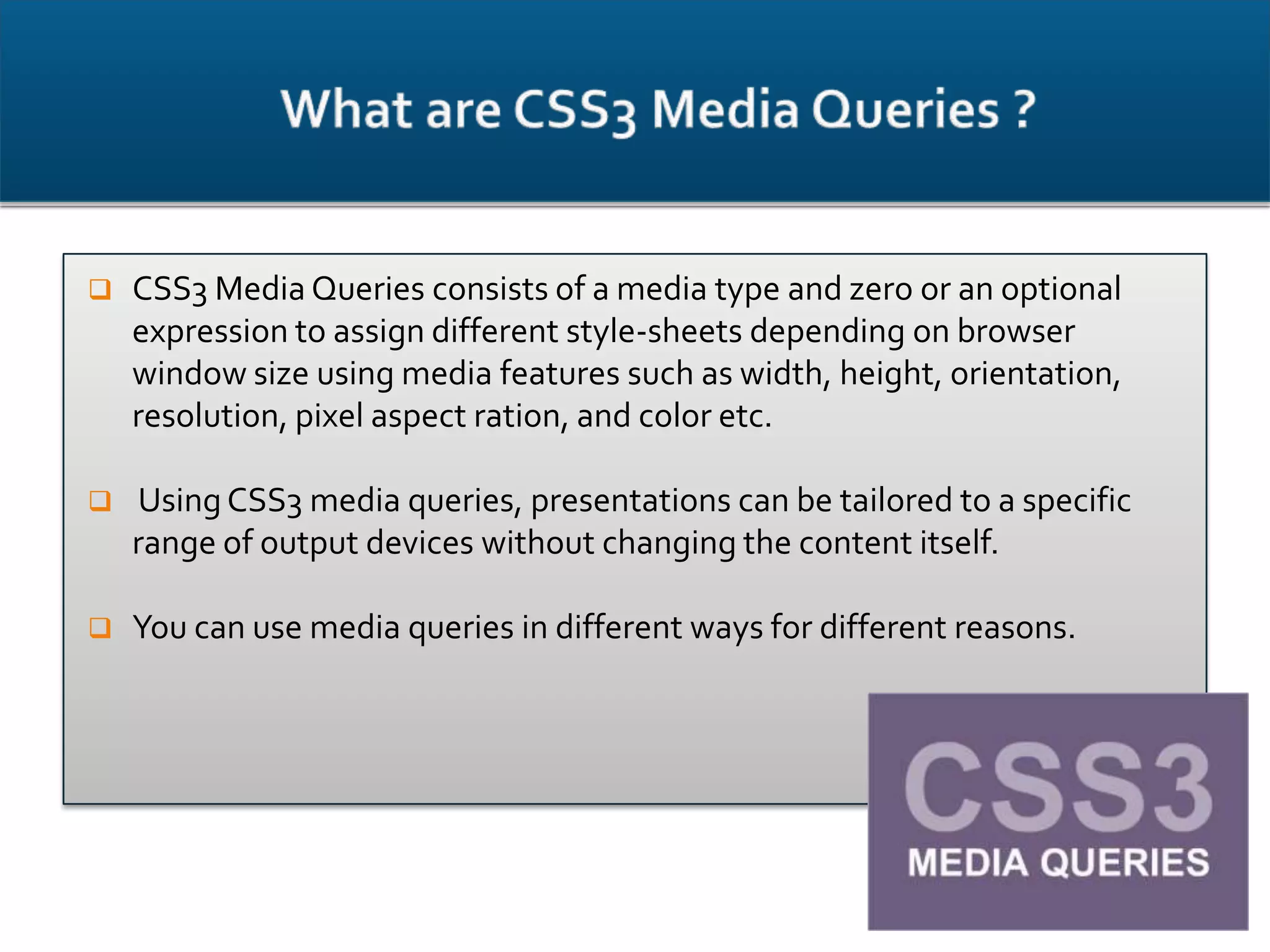 Responsive web designing ppt(1) | PPTX