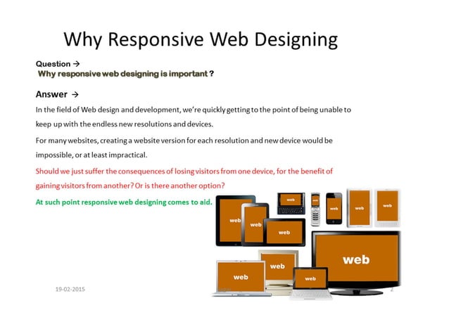 Responsive web desing | PDF | Web Design and HTML | Internet