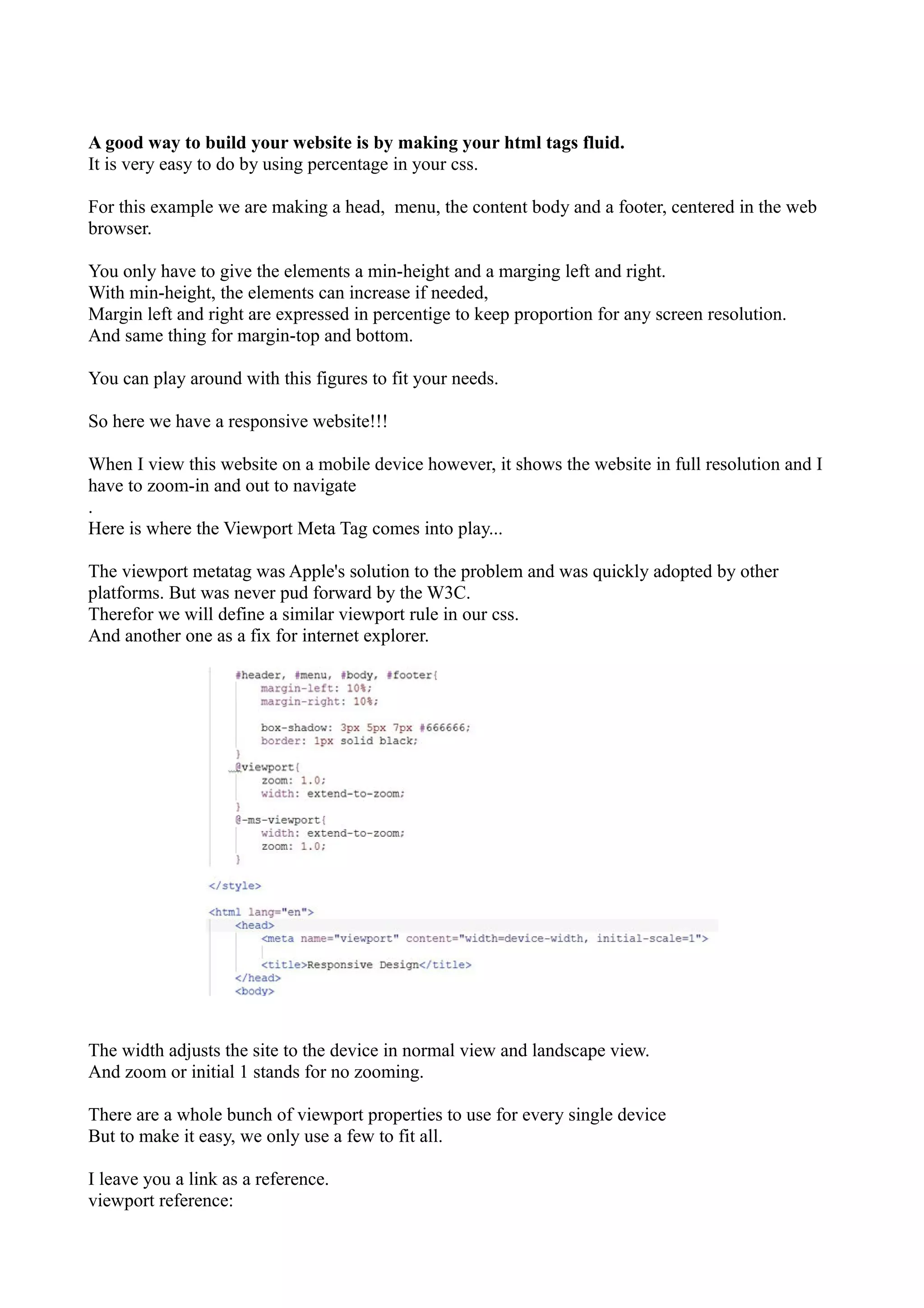 Responsive web design tutorial simple easy | PDF