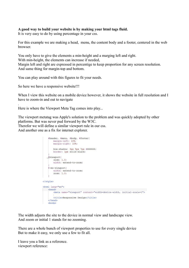 Responsive web design tutorial simple easy | PDF