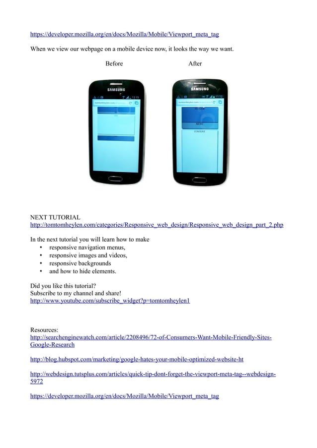 Responsive web design tutorial simple easy | PDF