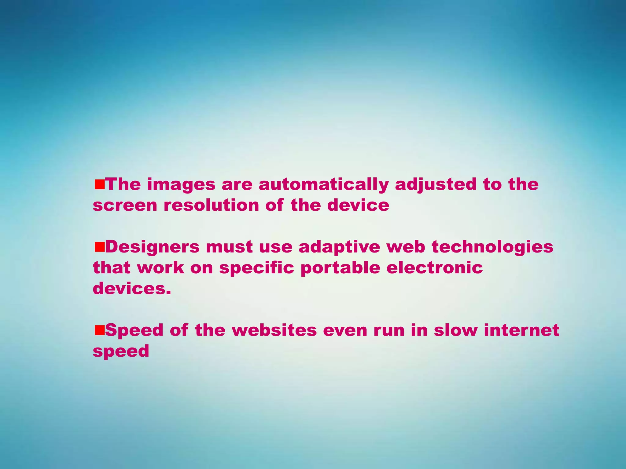Responsive web design ppt | PPTX