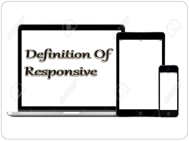 Responsive web design ppt | PPTX | Web Development | Internet