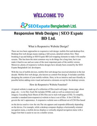 Responsive Web Designs.pdf | Web Design and HTML | Internet
