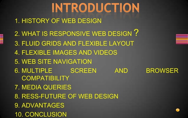 Responsive web design ppt | PPTX | Web Development | Internet