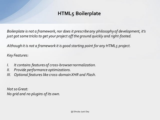 Responsive Web Design With Various Grids And Frameworks Comparison Ppt