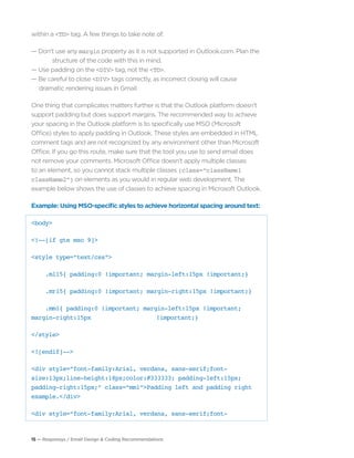 Responsys email design-coding_recommendations | PDF