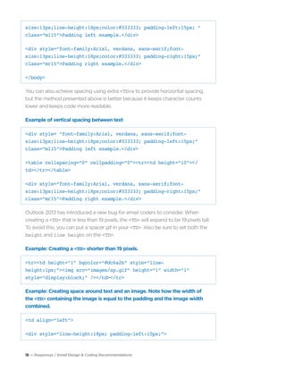 Responsys email design-coding_recommendations | PDF