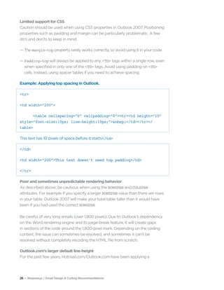 Responsys email design-coding_recommendations | PDF