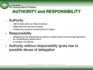 Resposnibility and delegation | PDF